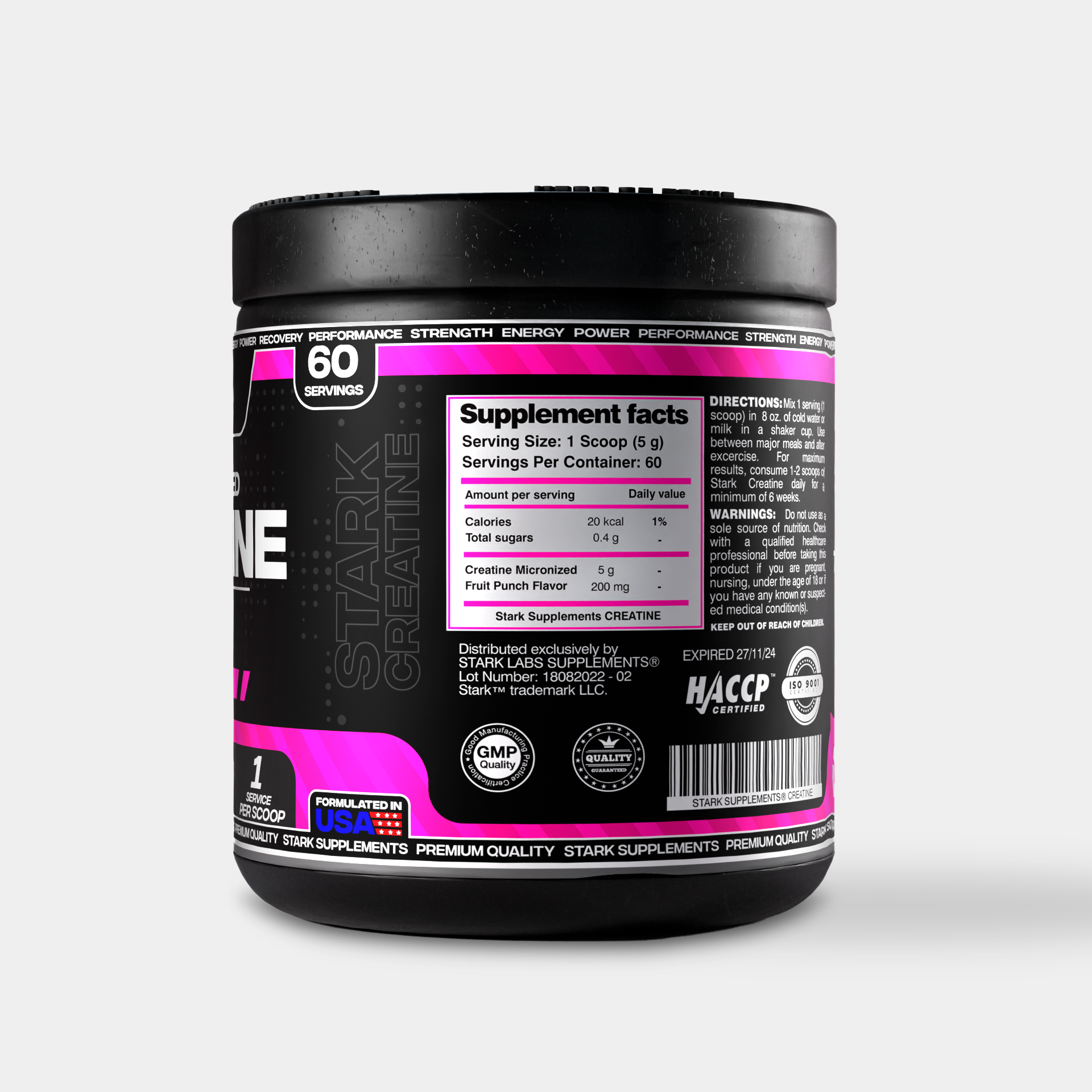 CREATINE STARK FRUIT PUNCH – Stark Supplements