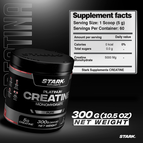 CREATINE PLATINUM MONOHIDRATED PURE | STARK – Stark Supplements